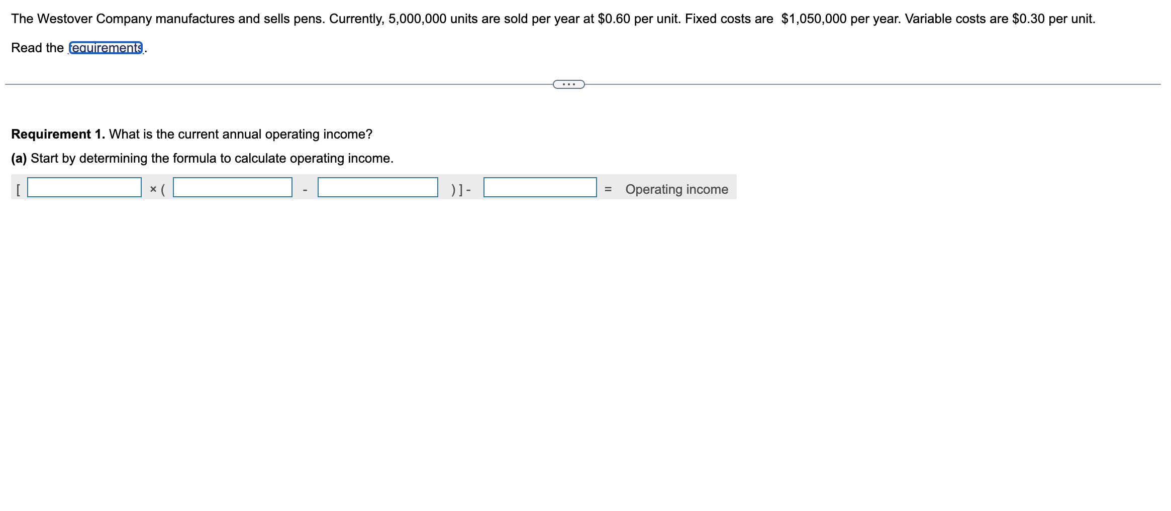 Solved Requirements Consider each case separately: 1. a. | Chegg.com