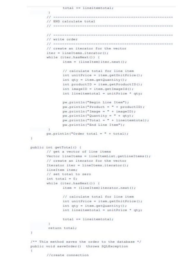 Solved IN JAVA PLEASE!! 1) A: Identify three code smells in | Chegg.com