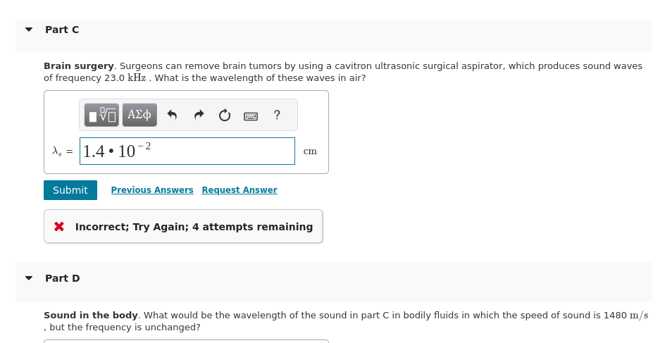 Solved Part CBrain surgery. Surgeons can remove brain tumors | Chegg.com
