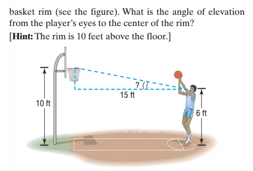 Solved 40. Shooting Free Throws in Basketball The eyes of a | Chegg.com