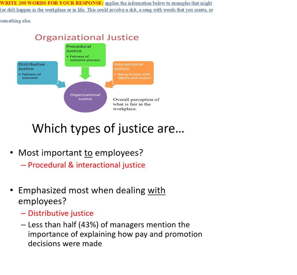 Solved WRITE 200 WORDS FOR YOUR RESPONSE: applies the | Chegg.com