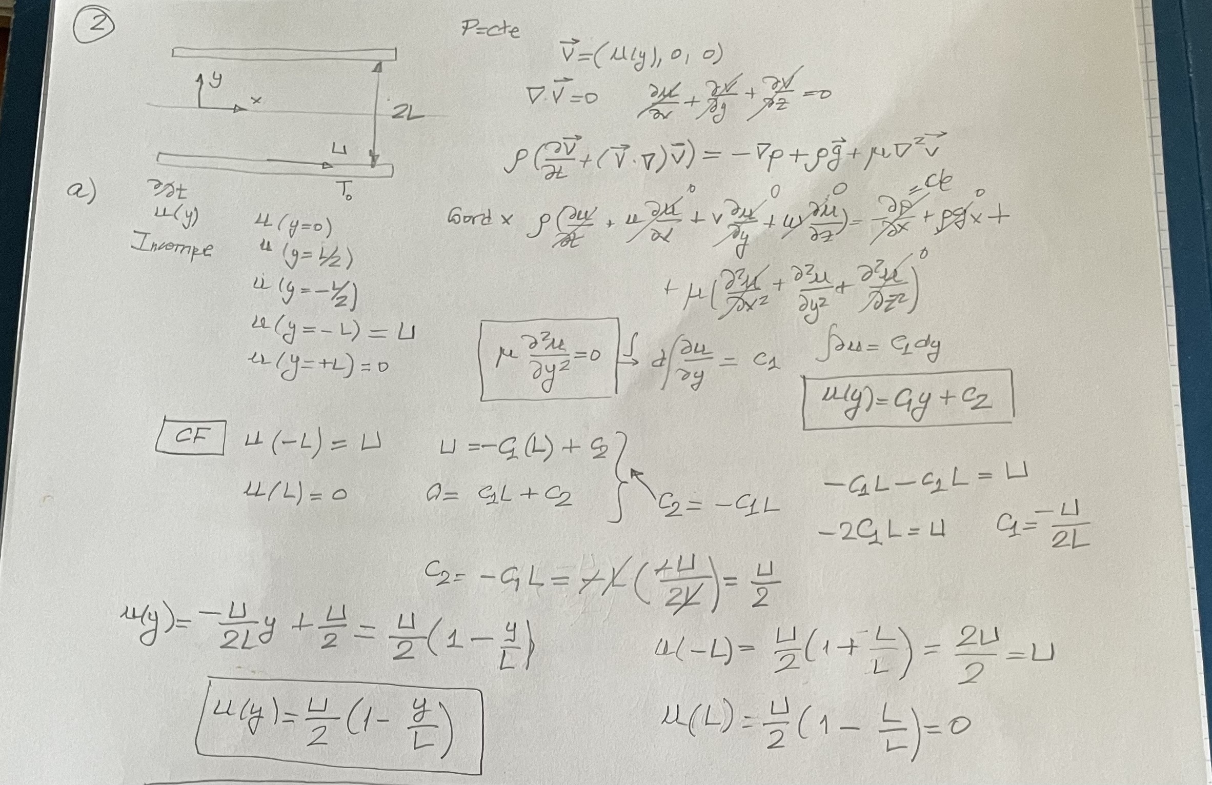 Solved Two infinite plates are 2l apart, the lower plate | Chegg.com