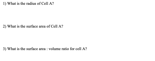 Solved Consider three cells: Cell A is spherical and 1 | Chegg.com