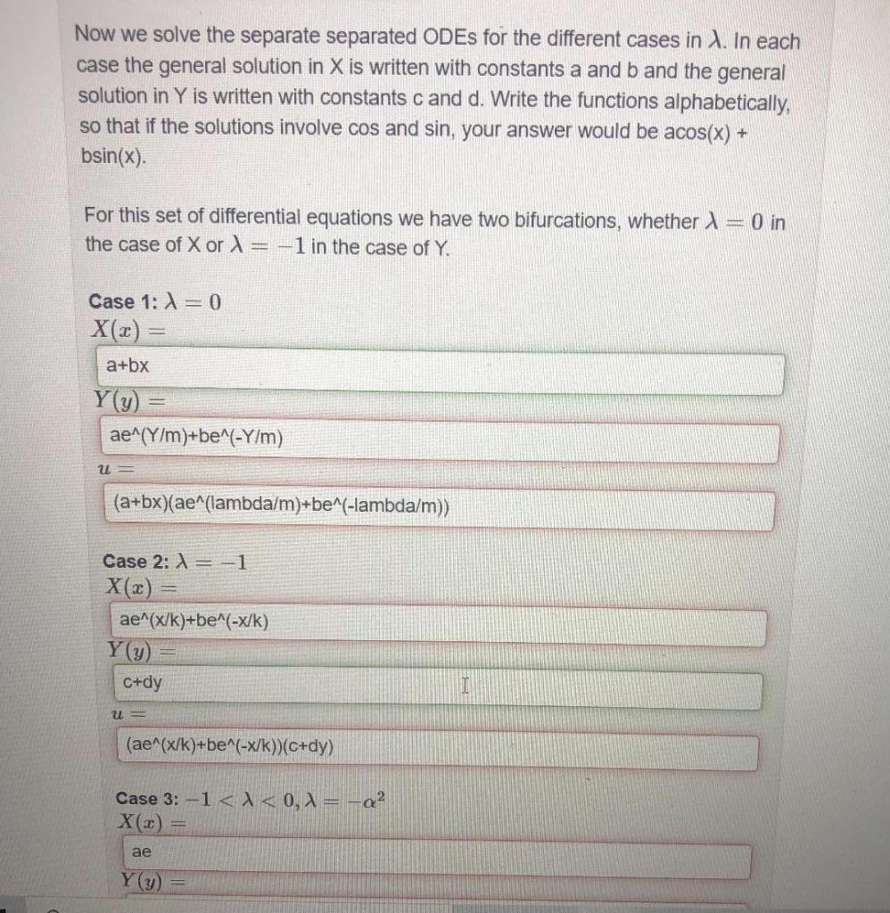Solved (1 point)is typed as lambda, a as alpha. Assume the | Chegg.com
