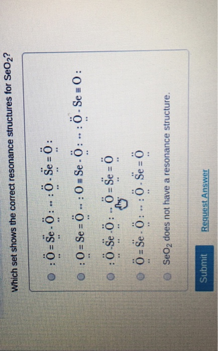 Seo2 Lewis Structure Resonance