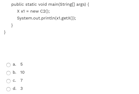 Solved Consider the following Java interface and class | Chegg.com