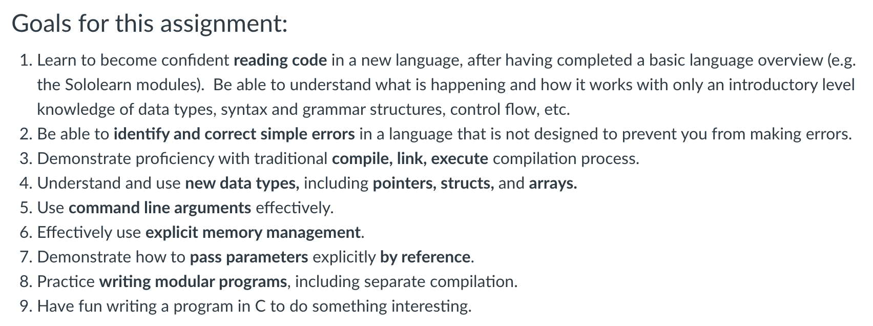 Goals for this assignment: 1. Learn to become | Chegg.com