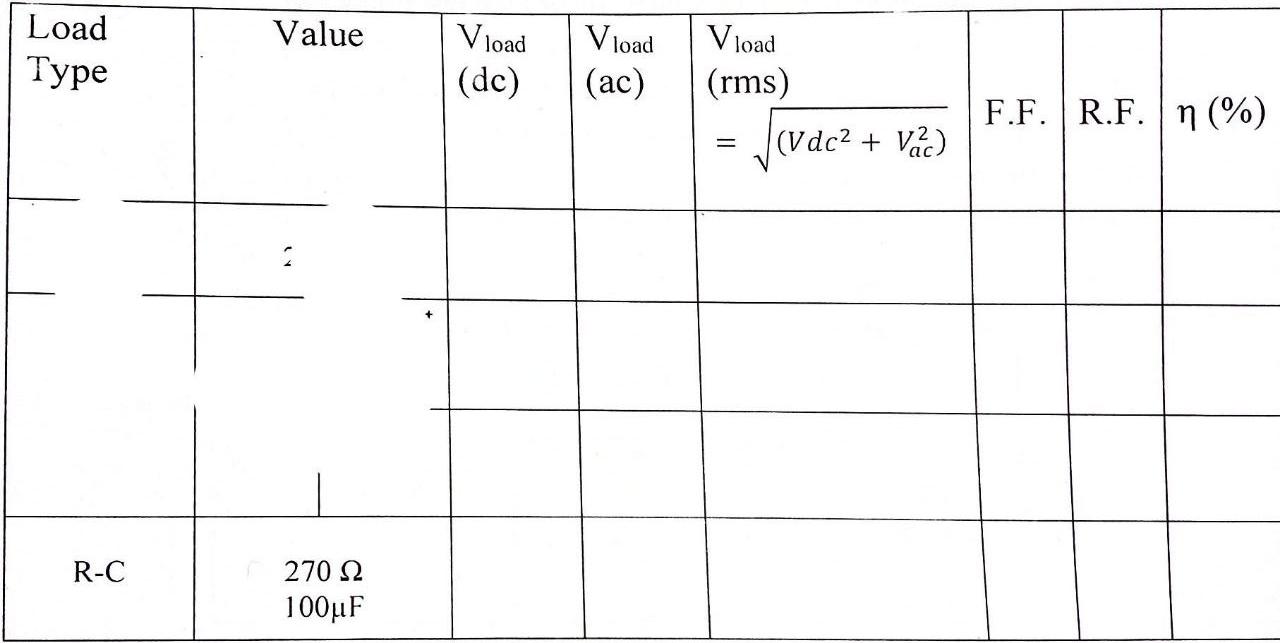 Solved Figure (6) Practical circuit for half-wave single | Chegg.com