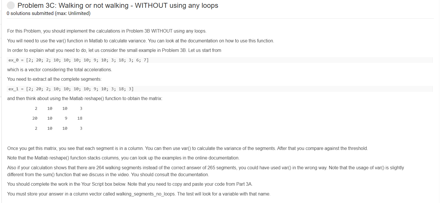 Solved 0 solutions submitted (max: Unlimited) For this | Chegg.com