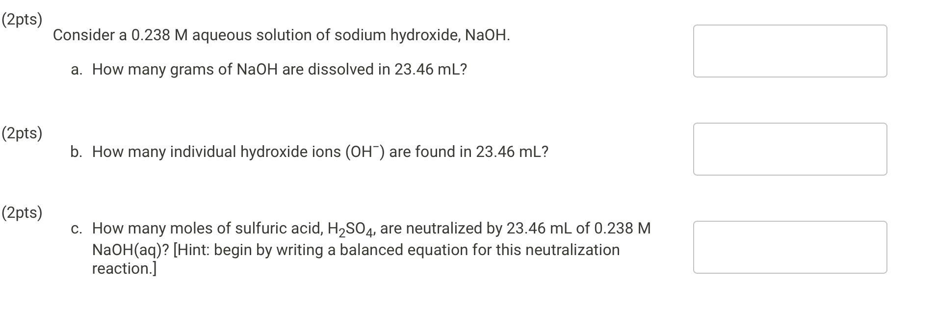 Solved Table 1. Titration data Table 1. Titration data Trial | Chegg.com