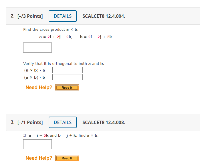 Solved 2. [-13 Points] DETAILS SCALCET8 12.4.004. Find the | Chegg.com