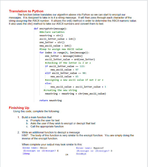 Solved What is a Caesar Cipher? The Caesar cipher, also | Chegg.com