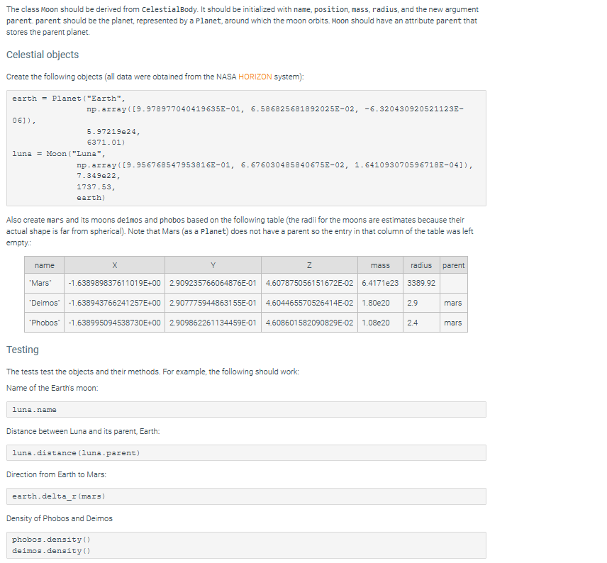 Solved 18.5 Celestial Bodies This lab will be available | Chegg.com