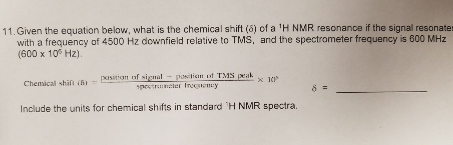 Frequency Formula Chemistry