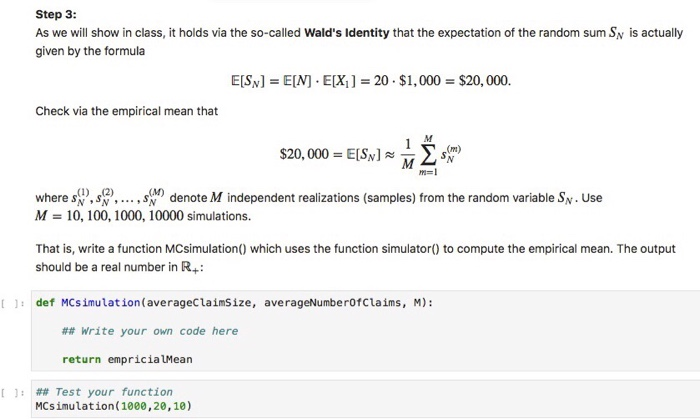 Solved Python Homework 2 A stochastic model for a car | Chegg.com