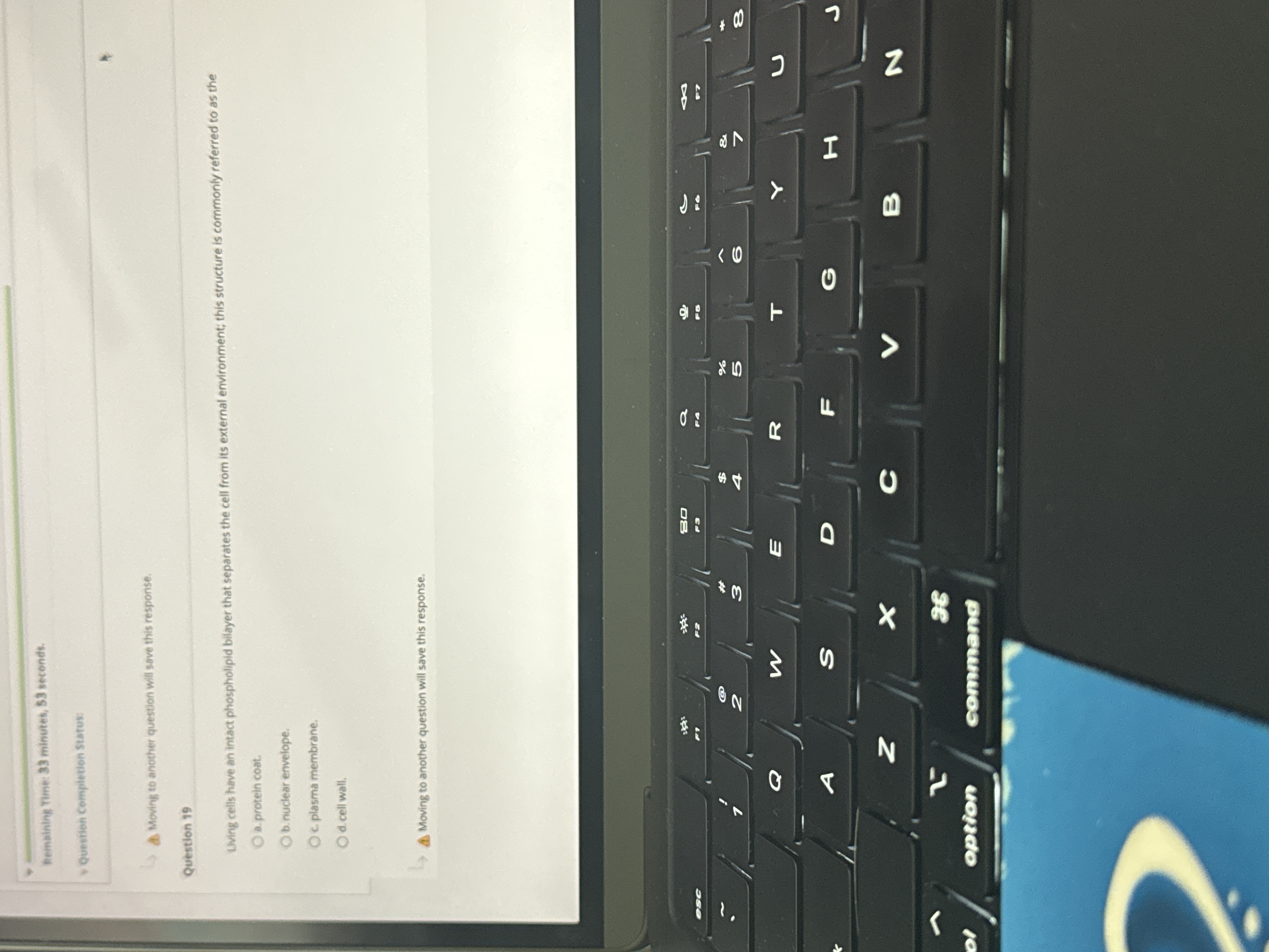 Solved Question 7ิUving cells have an intact phospholipid | Chegg.com