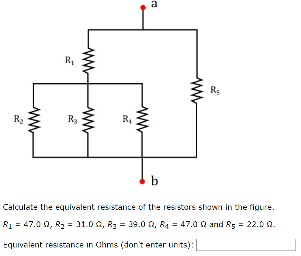 Solved Calculate the equivalent resistance of the resistors | Chegg.com