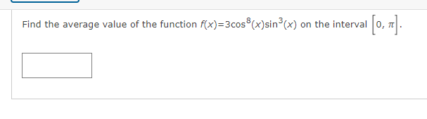 Solved Find the average value of the function f(x)=3cos(x) | Chegg.com