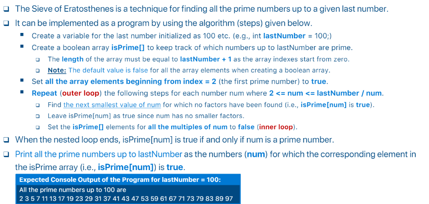 Solved The Sieve of Eratosthenes is a technique for finding | Chegg.com