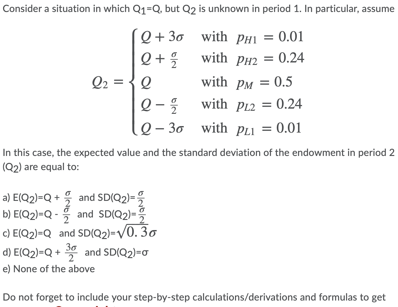 Solved Consider a situation in which Q1=Q, but Q2 is unknown | Chegg.com