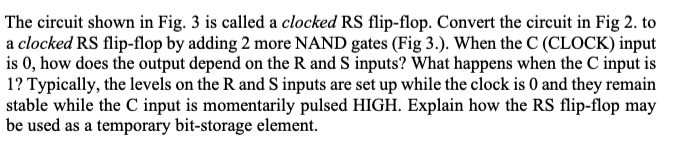 Solved Construct the NAND latch circuit of Fig 2. in | Chegg.com