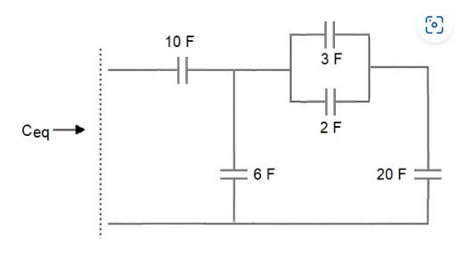 Solved Determine The Equivalent Capacitance Ceq Chegg