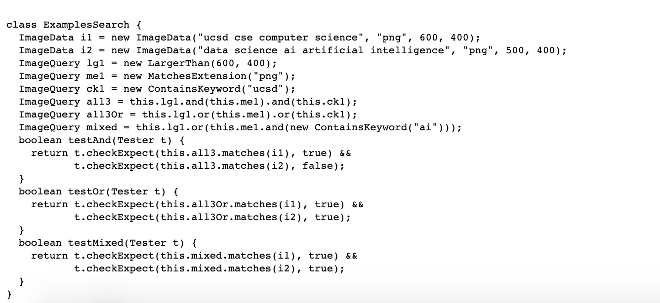 Task 2 Take the starter code for image queries that | Chegg.com