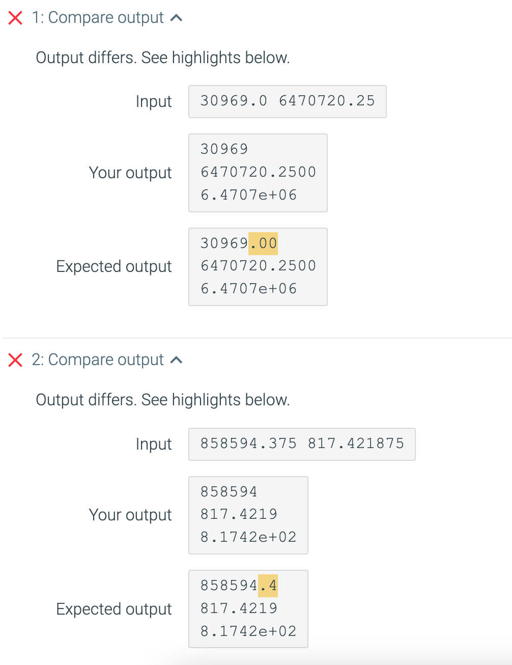 Solved int main() { double timeMeasured; double | Chegg.com