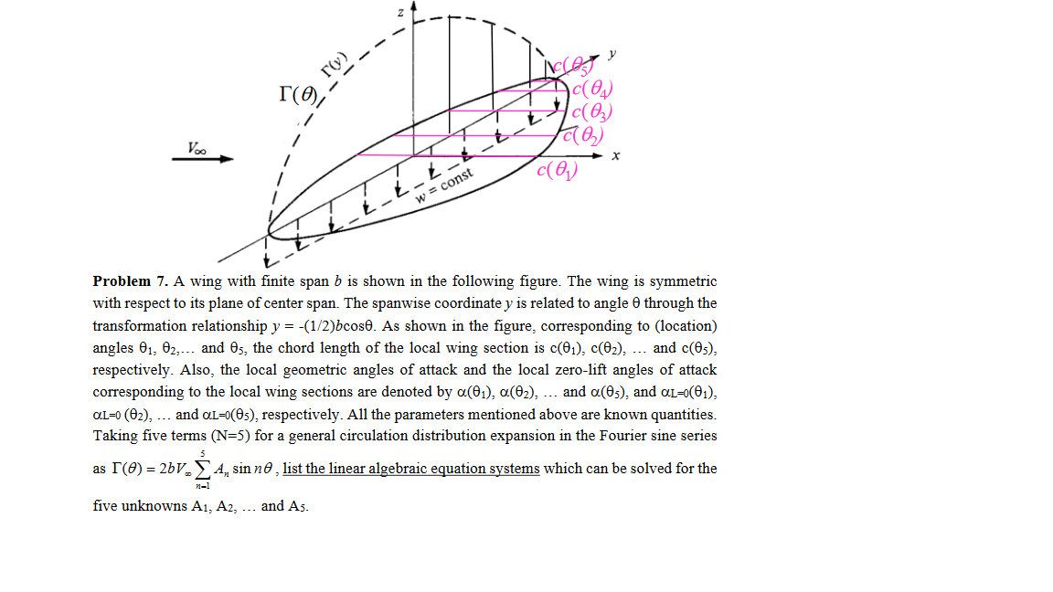 Solved Го) Г(О, c(O) c(0) Voo c(8,) w = const Problem 7. A | Chegg.com