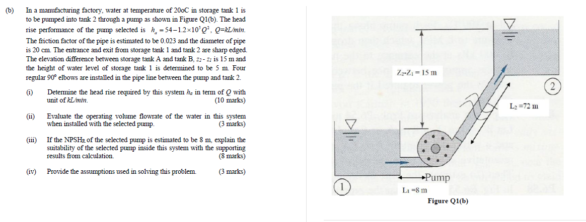 Solved (6) 17 In a manufacturing factory, water at | Chegg.com