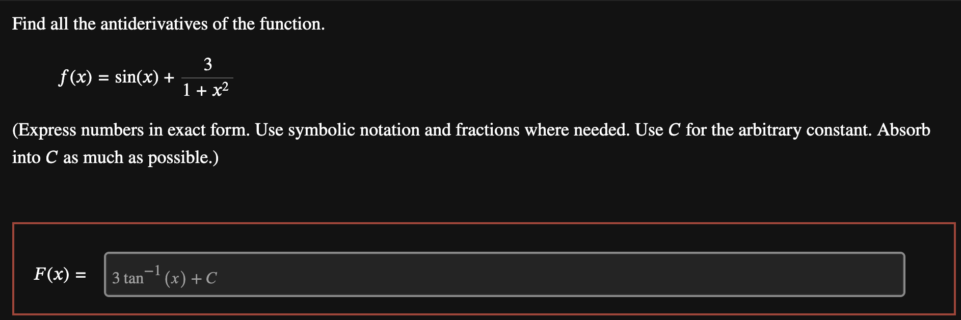 Solved Find all the antiderivatives of the | Chegg.com