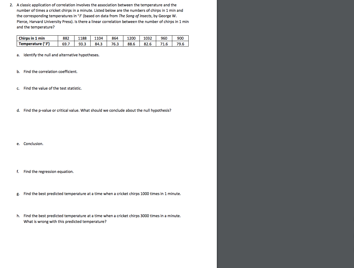 Solved 2. A classic application of correlation involves the | Chegg.com
