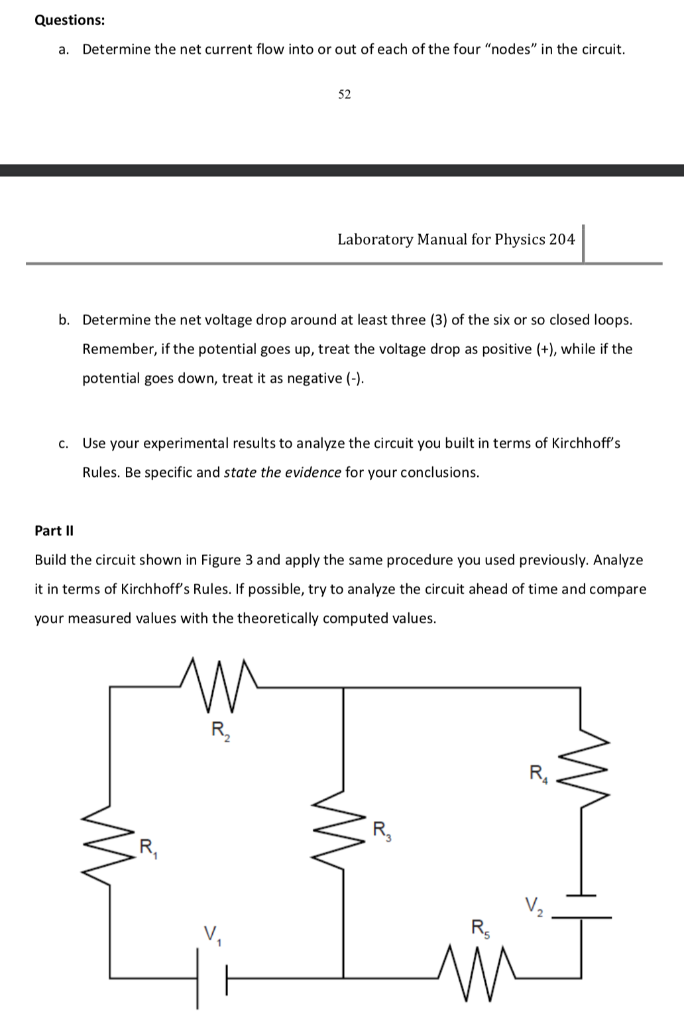 Questions: a. Determine the net current flow into or | Chegg.com