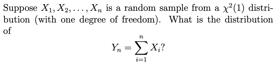 Solved Suppose X1, X2, ..., Xn is a random sample from a | Chegg.com