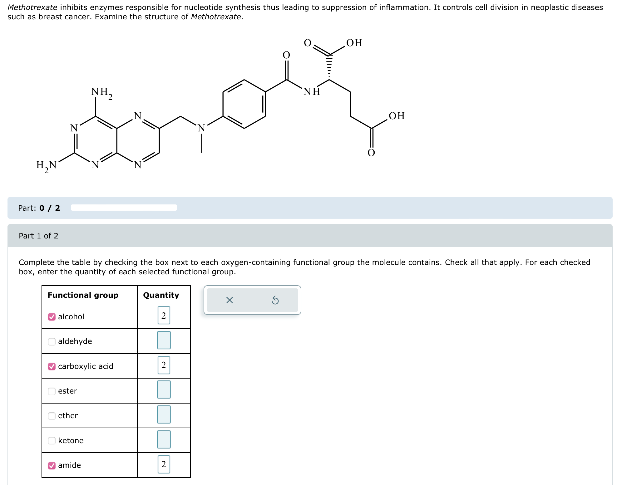Solved Methotrexate Inhibits Enzymes Responsible For
