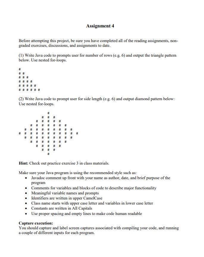 Solved Assignment 4 Before attempting this project, be sure | Chegg.com