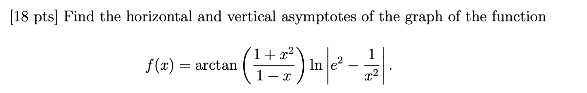 Solved [18 ﻿pts] ﻿Find the horizontal and vertical | Chegg.com