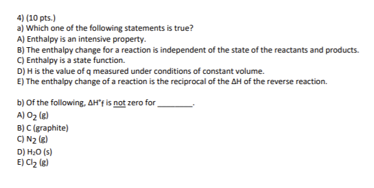 Solved 3) (5 pts.) The combustion of isopropyl alcohol, | Chegg.com