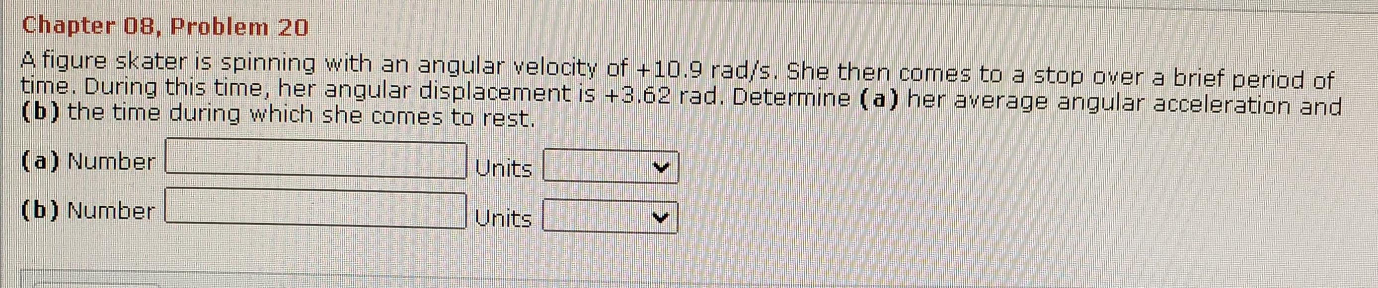 Solved Chapter 08, Problem 07 GO The table that follows | Chegg.com
