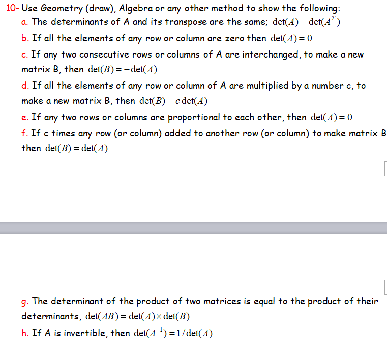 Solved 10-Use Geometry (draw), Algebra or any other method | Chegg.com