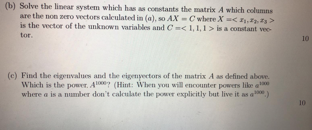 Solved 5. Determinants, eigenvalues and eigenvectors Four of | Chegg.com