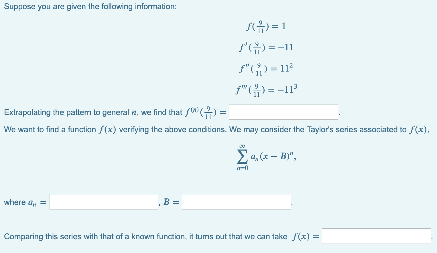 Solved Suppose you are given the following information: f(i) | Chegg.com