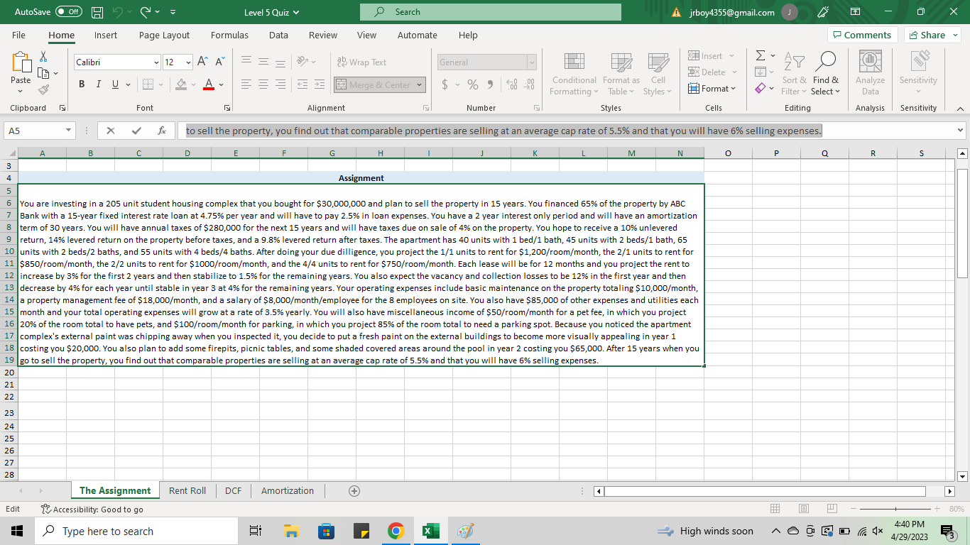 Solved 5.) What is the Unlevered Before-Tax | Chegg.com