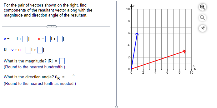 Solved For the pair of vectors shown on the right, find | Chegg.com