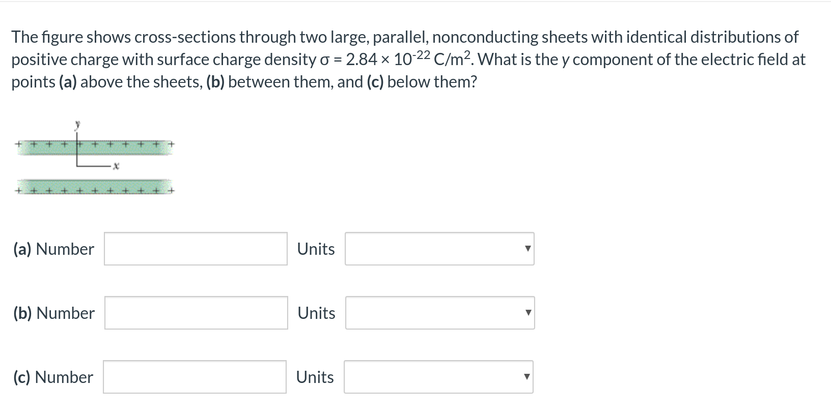 Solved The figure shows cross-sections through two large, | Chegg.com