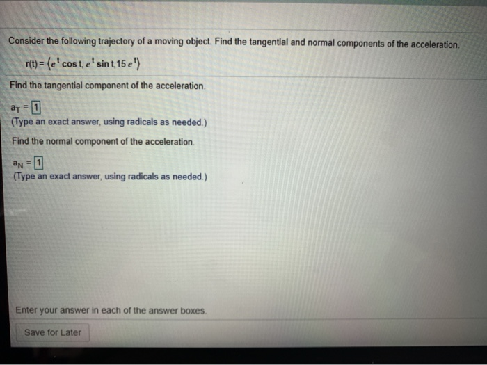 Solved Consider the following trajectory of a moving object. | Chegg.com