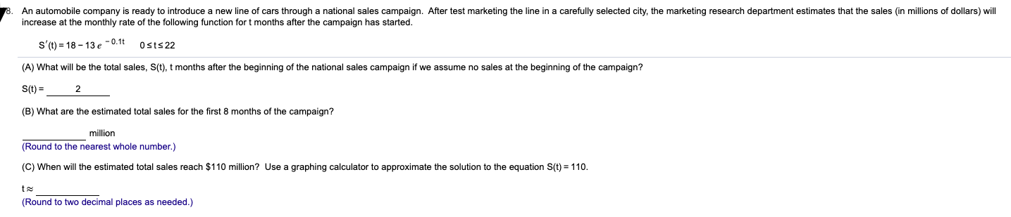 Solved 8. An automobile company is ready to introduce a new | Chegg.com