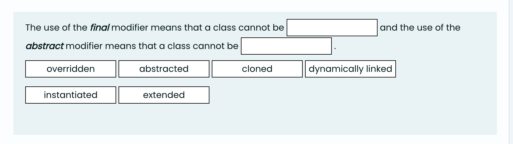 Solved When we utilize polymorphism to allow a method to be | Chegg.com