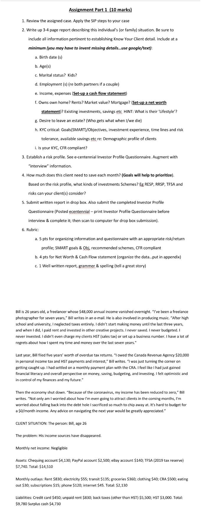 Assignment Part 1 10 Marks 1 Review The Assigned 