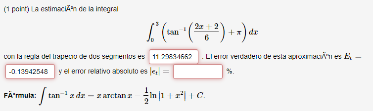 Solved Estimation of the integral with the two-segment | Chegg.com